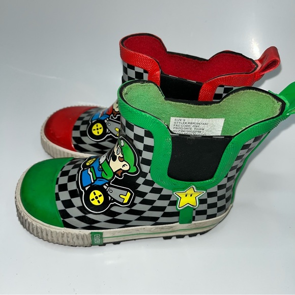 Nintendo | Shoes | Super Mario Brothers Mario And Luigi Rain Boot For ...